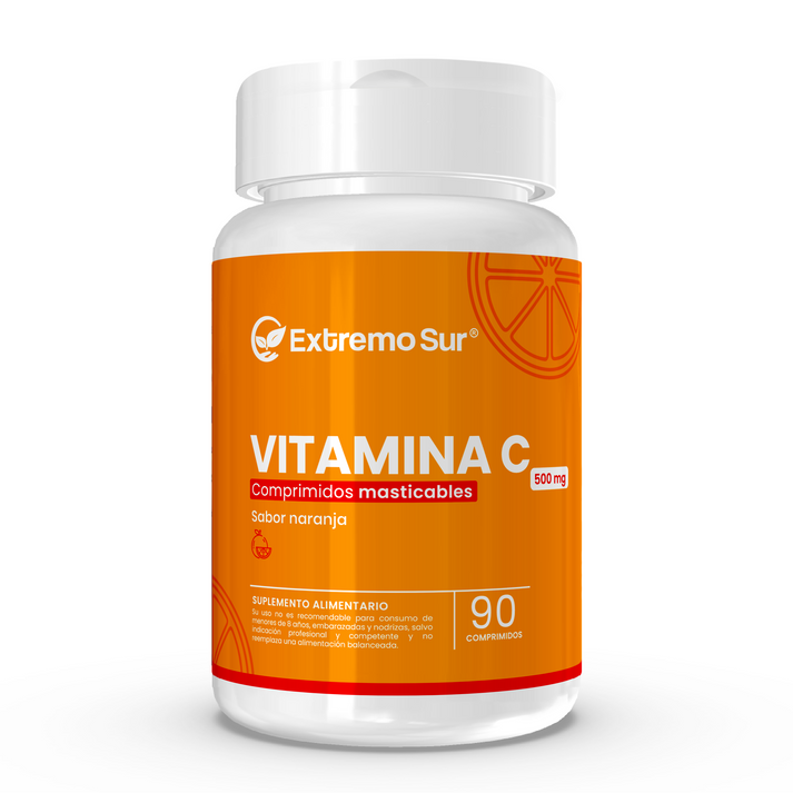 Vitamina C Masticable Sabor a Naranja – Laboratorio Natural Extremo Sur