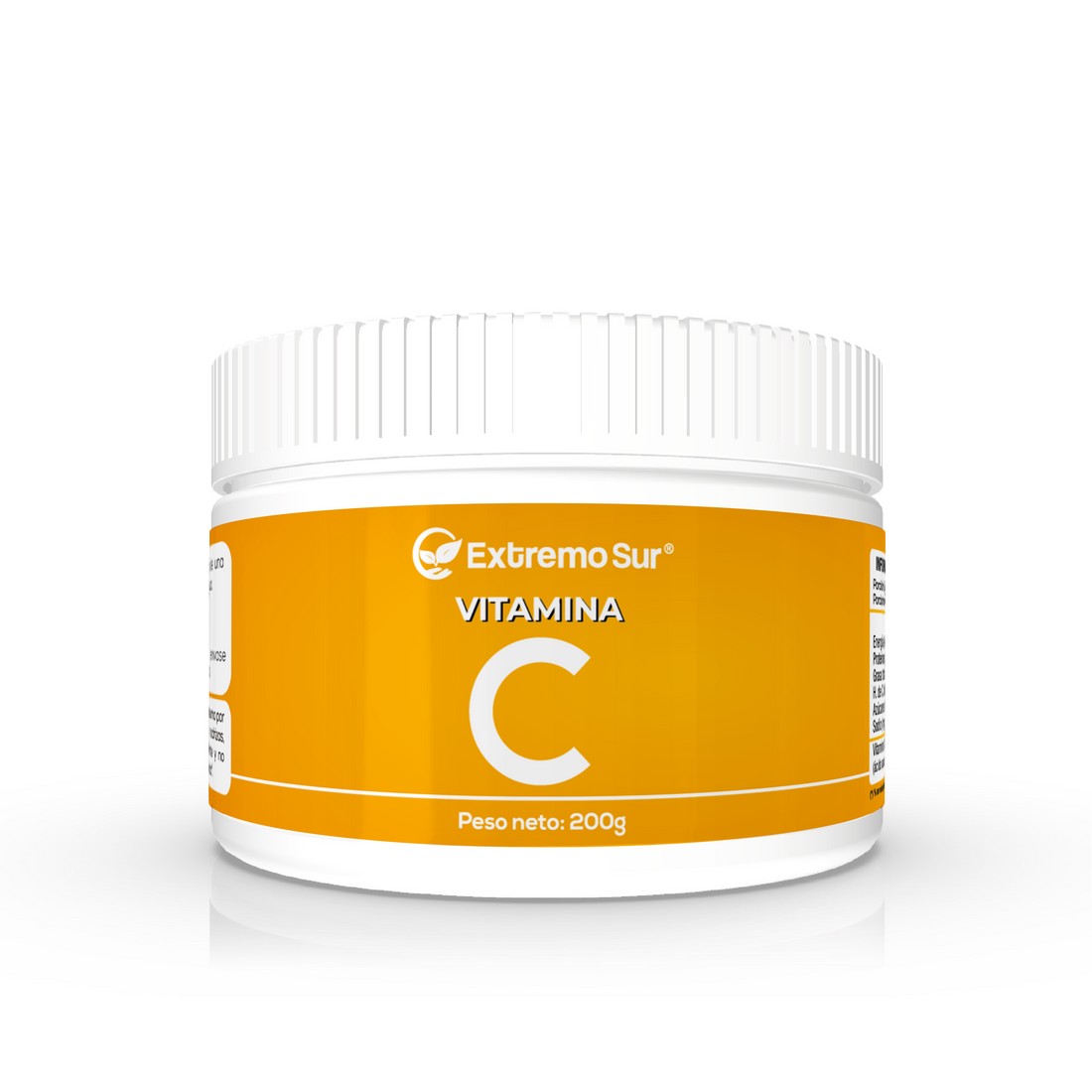 Vitamina C 200 gramos – Laboratorio Natural Extremo Sur