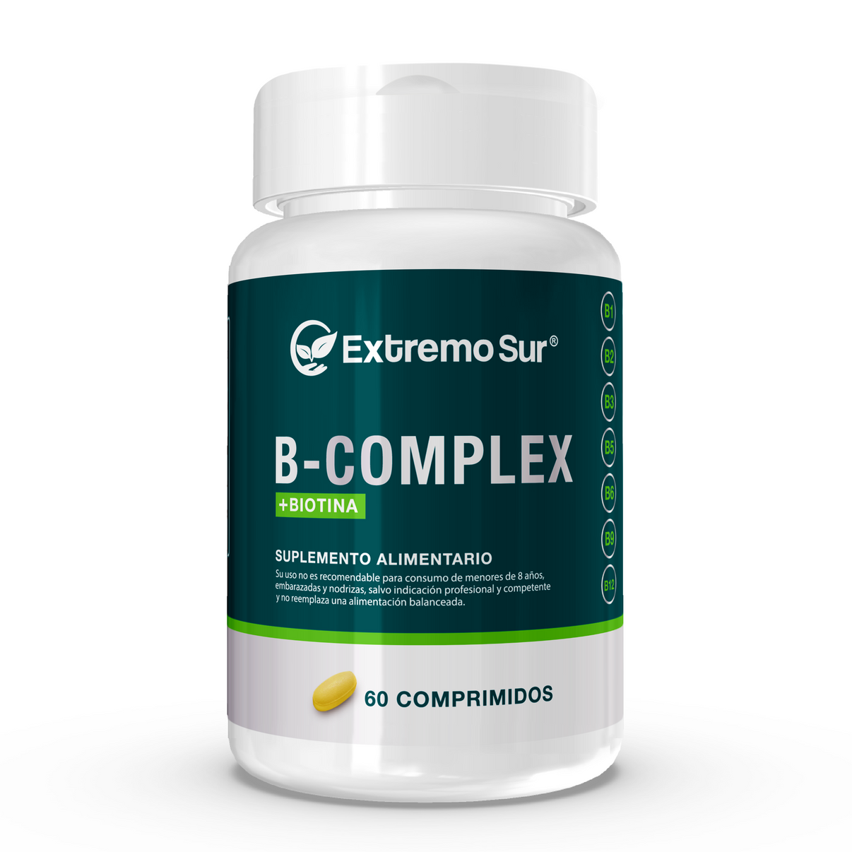 B-COMPLEX 60 COMPRIMIDOS – Laboratorio Natural Extremo Sur